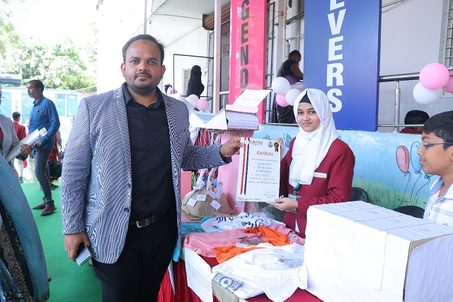 Students captivate with science exhibition at Laksh International ...