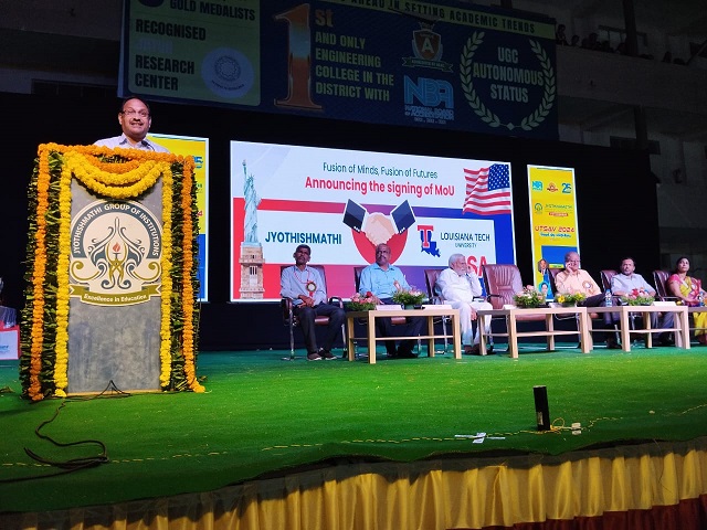 A celebration of grandeur at annual day event of JITS (autonomous) in ...