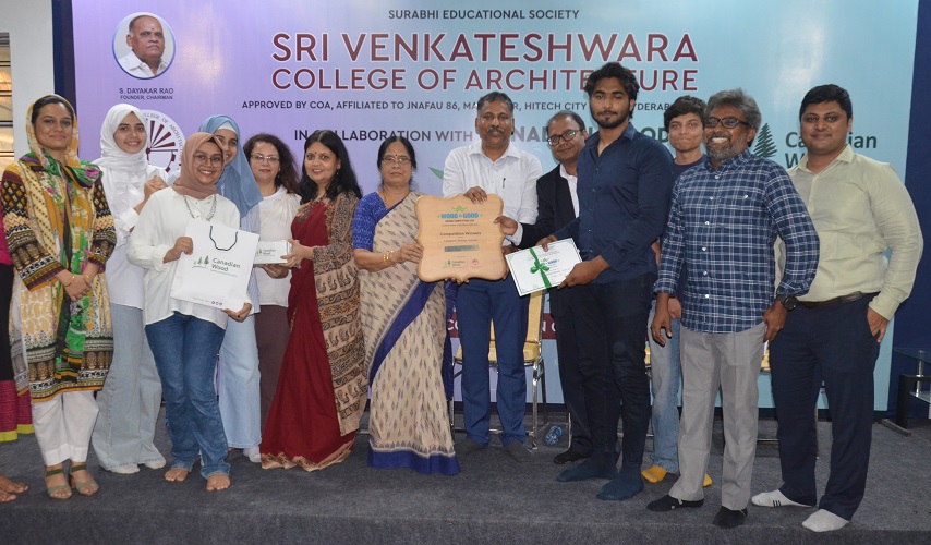 Canadian Wood and SVCA, Hyderabad host ‘Wood is Good’ Intercollege ...
