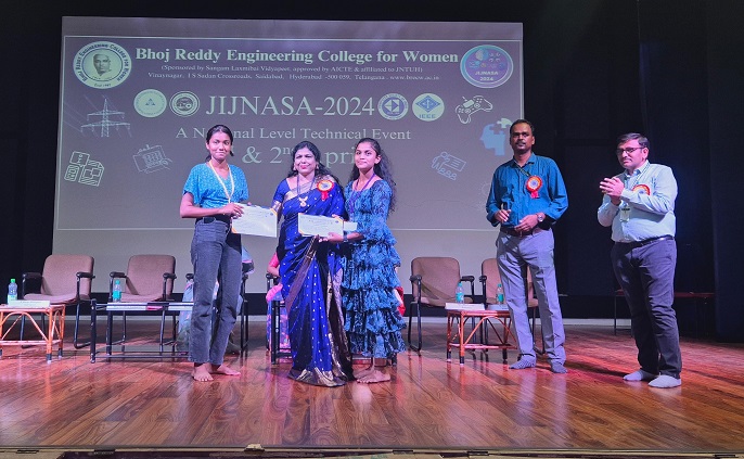 “JIJNASA” National Technical Event 2024 Concludes at Bhoj Reddy Engineering College for Women ...