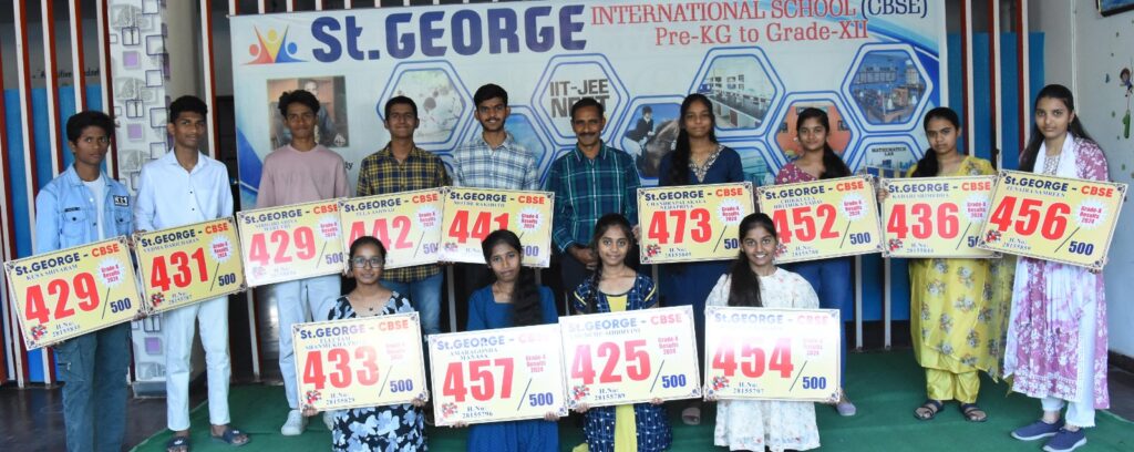 St George school students excel in CBSE results | Hindudayashankar