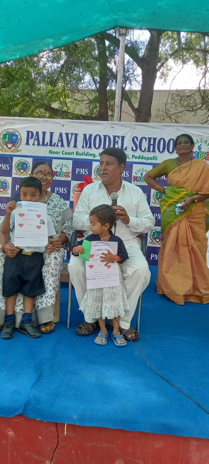 Grandparents day celebrated at Pallavi Model School in Peddapalli ...