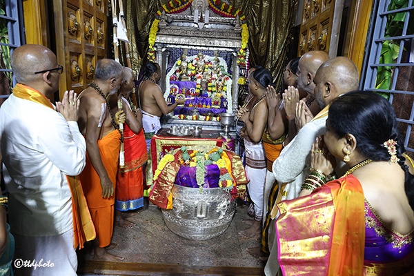 Andal Goda Devi Malas reaches Tirumala | Hindudayashankar