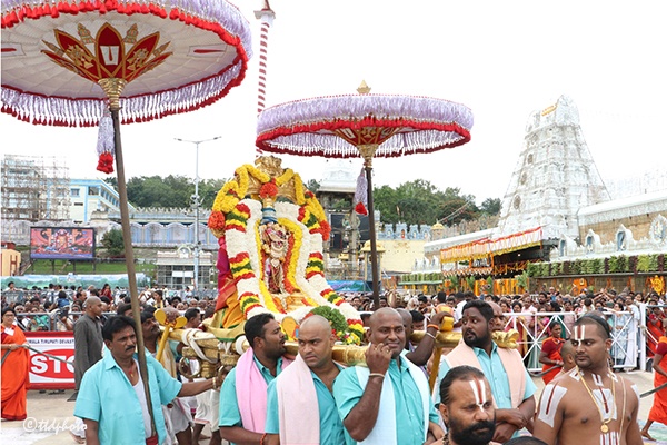 Unique Bagh Savari festival observed at Tirumala – Hindudayashankar