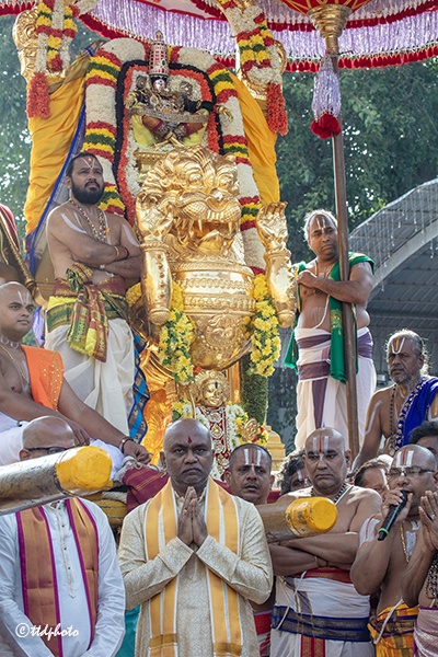 Tirumala Brahmotsavam third day: Yoga Narasimha on Simha Vahanam ...