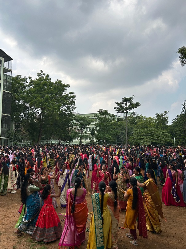 Bhoj Reddy Engineering College for Women Celebrates Dandiya with pomp ...