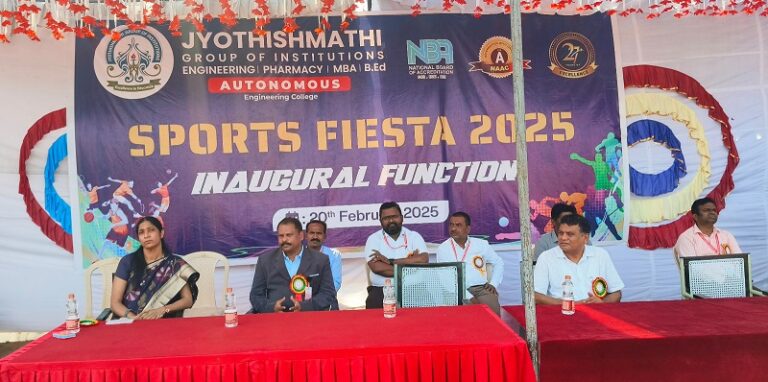 Sports Fiesta-2025 kicks off at JITS (autonomous) in Karimnagar ...