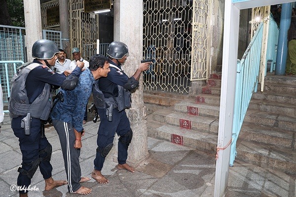 Mock Drill of Security Forces at Sri Kapila Theertham temple in ...