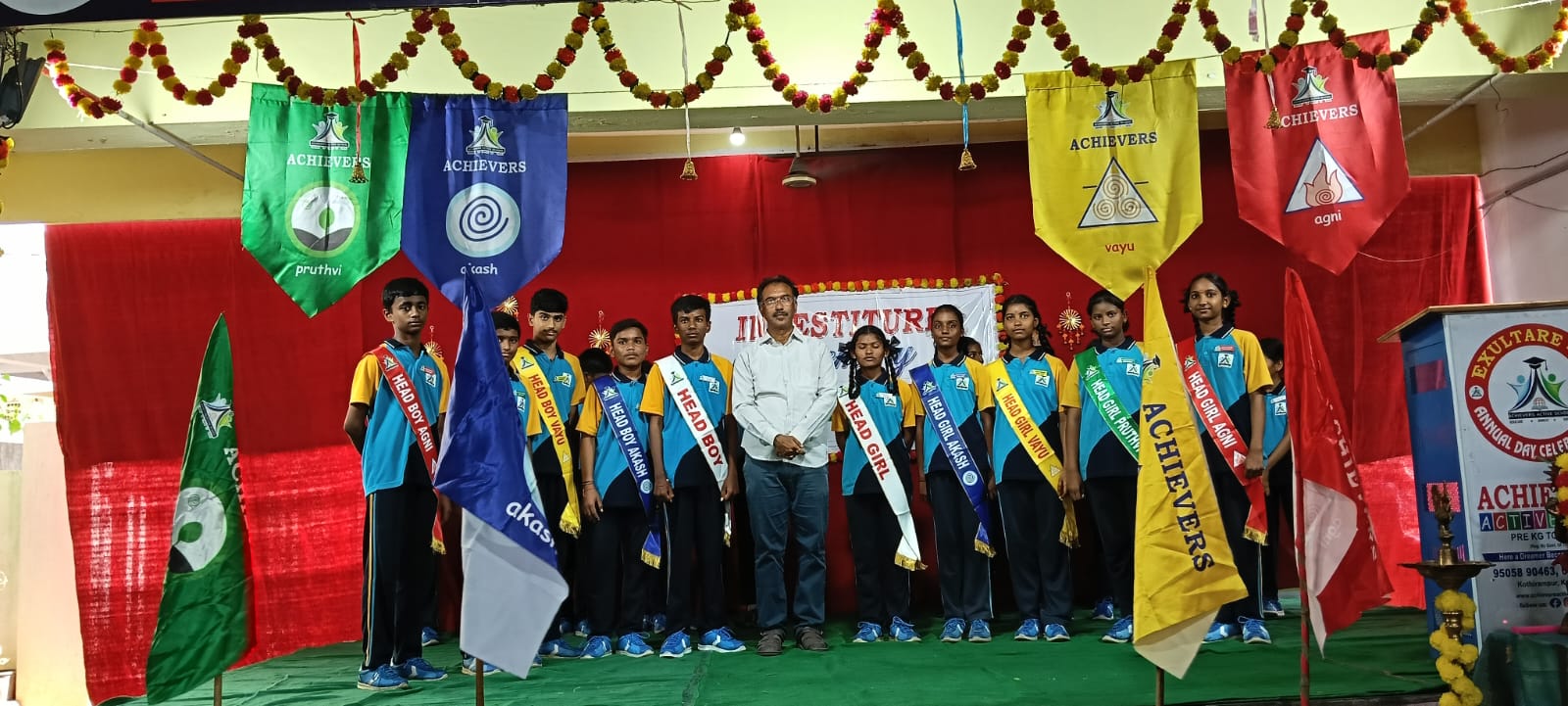 Investiture ceremony conducted at Achievers Active High School in ...
