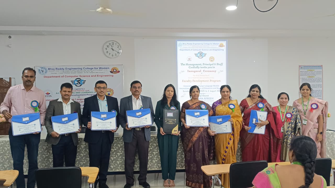 ATAL Faculty Development Programme on “Generative AI and Large Language ...