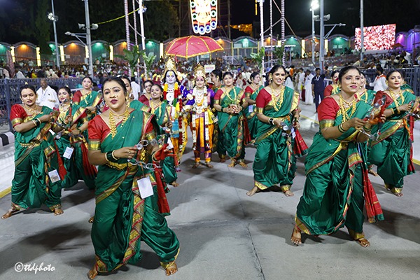Garuda Vahana Seva integrates various art forms of the country ...