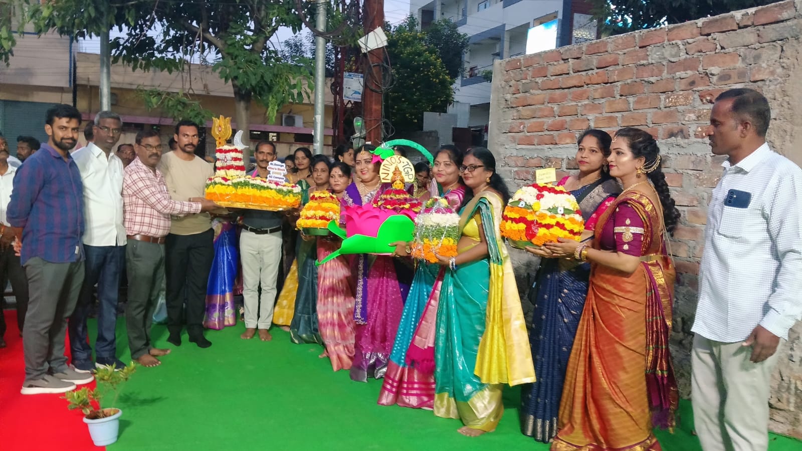 Bathukamma celebrated with gaiety at St George and Paradise Schools in ...