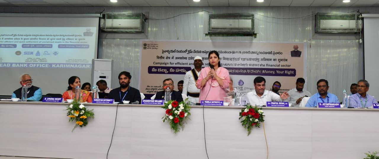 Collector Pamela Satpathy launches ‘Your Money – Your Right’ campaign ...