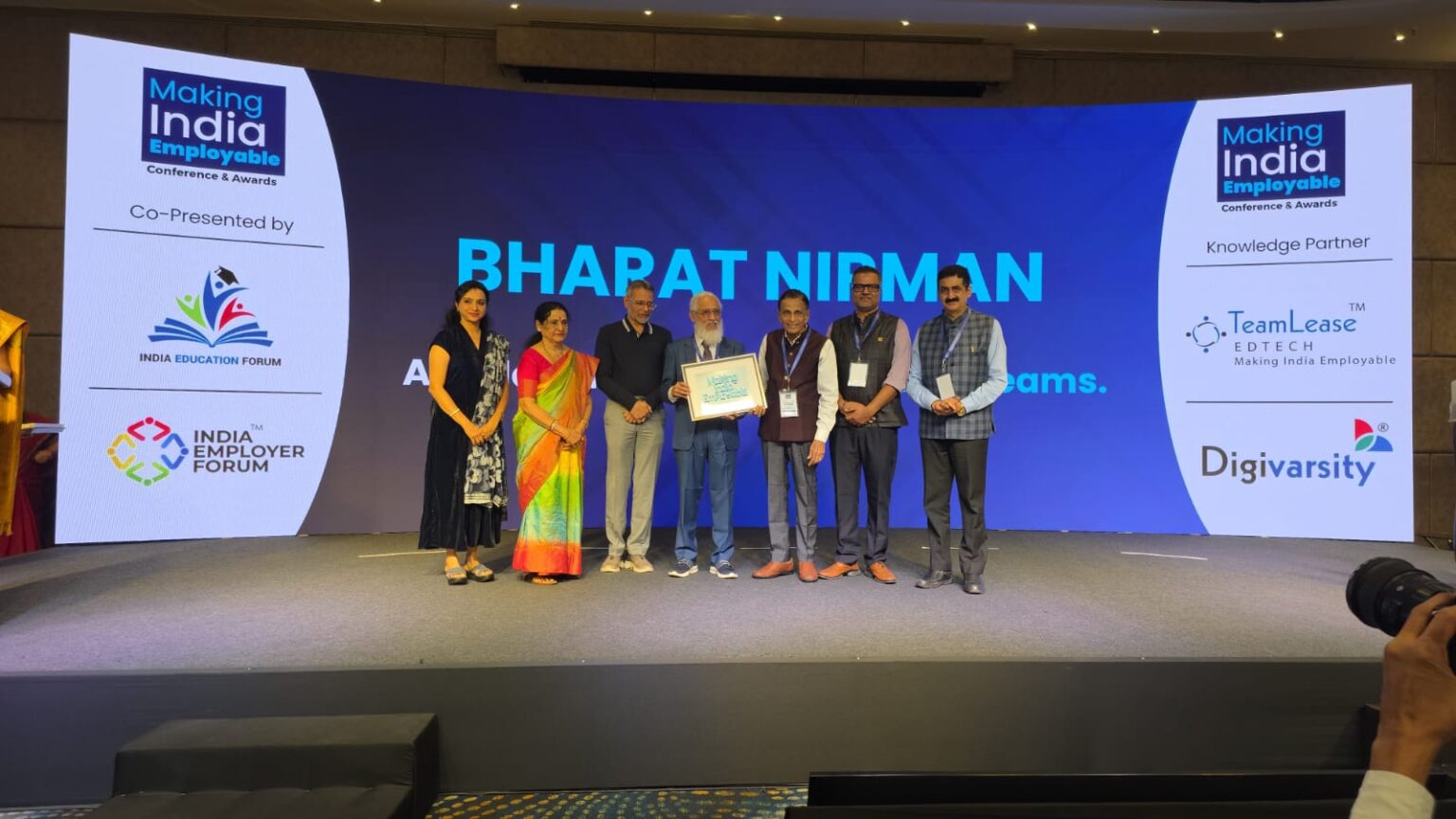 SU Chancellor Dr. CA A. Raghavendra Rao honoured with the Bharat Nirman Award | Hindudayashankar