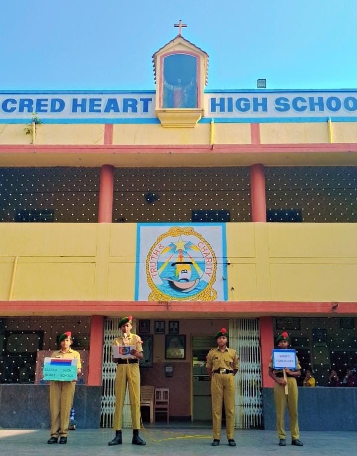 Armed Forces Flag Day celebrated at Sacred Heart High School in ...