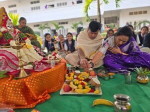 Vasanth Panchami celebrated with religious fervour at Siddartha Group ...