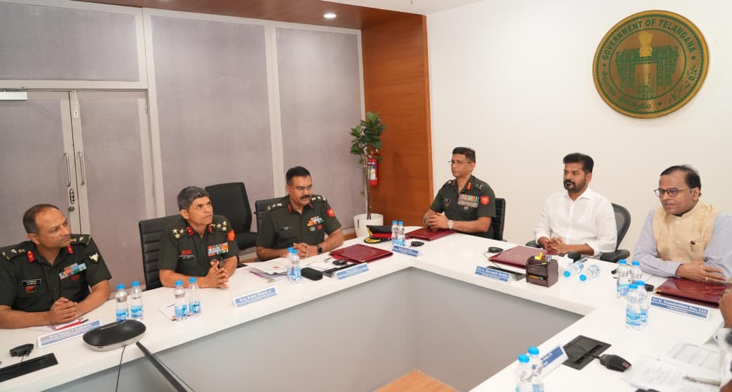 CM Revanth Reddy urges Army officials to appoint Special Officers to ...