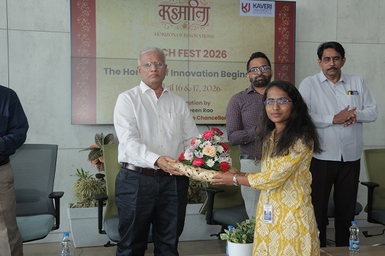 Kaveri University inaugurated a two-day Tech Fest “Kshitij” with ...
